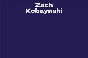 Zach Kobayashi - Facts, Bio, Career, Net Worth | AidWiki