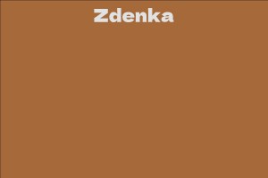 Zdenka - Facts, Bio, Career, Net Worth | AidWiki